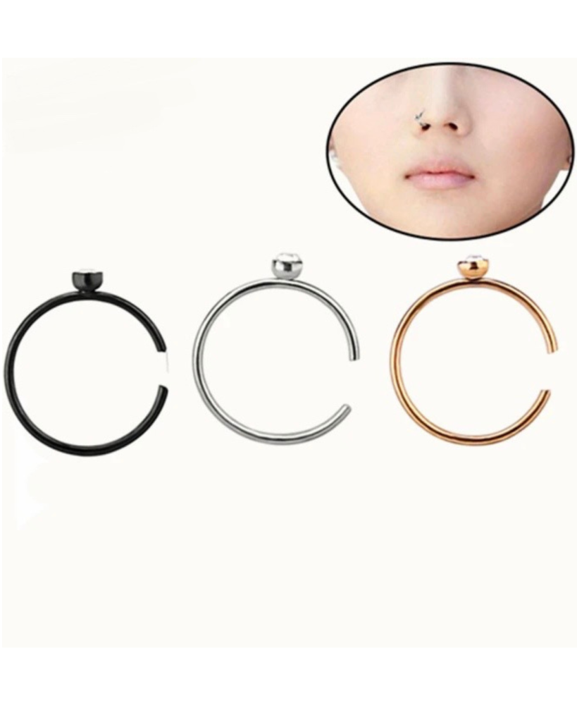 Piercing Aro con Brillo – ALAKAZAM